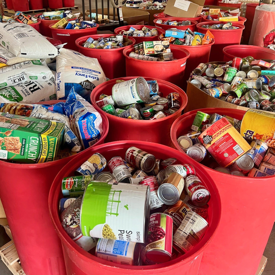 The Life of a Red Barrel: A Behind-the-Scenes Look at Food Drives | San ...
